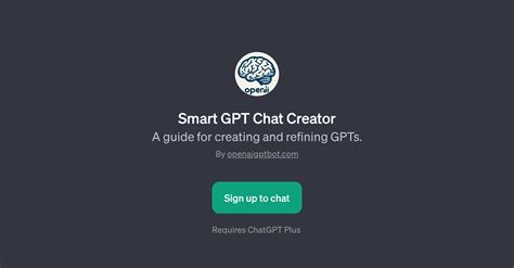 Smart GPT Chat Creator Gpt Development Assistance TAAFT