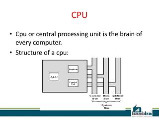 Cpu Its Execution Of Instruction Pptx