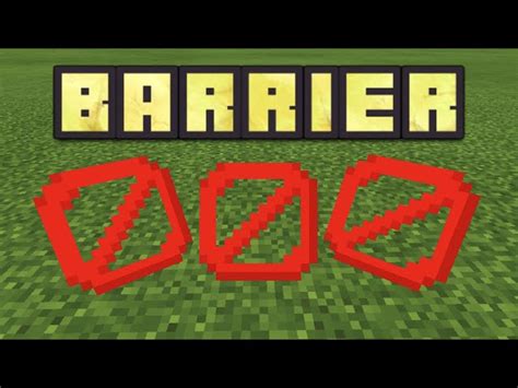 How To Use Barrier Blocks In Minecraft