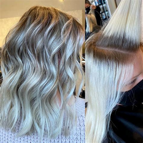 Le balayage inversé en photos avant et après Une technique pour un