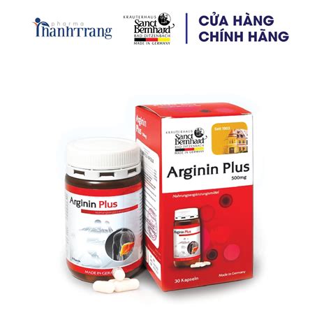 Viên uống bổ gan Arginin Plus giải độc gan tăng cường chức năng gan chính hãng từ Đức Shopee