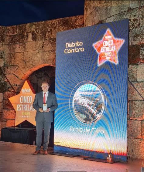 Praia De Mira Recebe Prémio Cinco Estrelas Regiões 2023 Miraonline