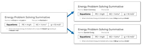Mail Merge Assessments