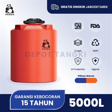 Jual Tangki Air Toren Air Tandon Air Panda Pan 5000 Liter Shopee