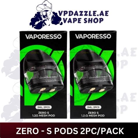 Vaporesso Zero S Replacement Pods 2PC PACK Vpdazzle AE