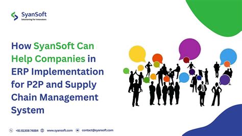 How Syansoft Can Help Companies In Erp Implementation For P2p And