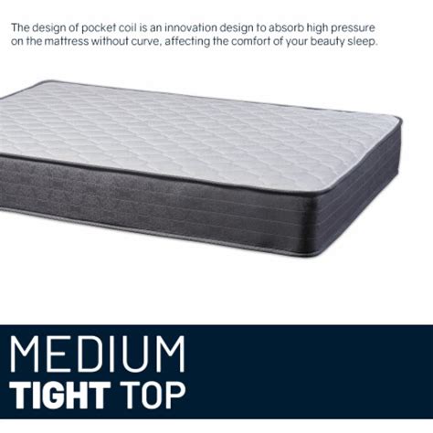 Continental Sleep Medium Firm Tight Top Memory Foam Hybrid Mattress