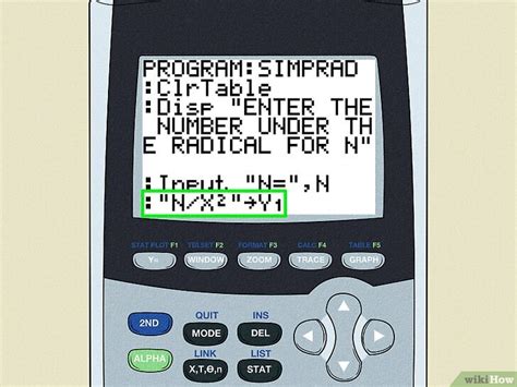 How To Make A Simple Program To Simplify Radicals On A TI