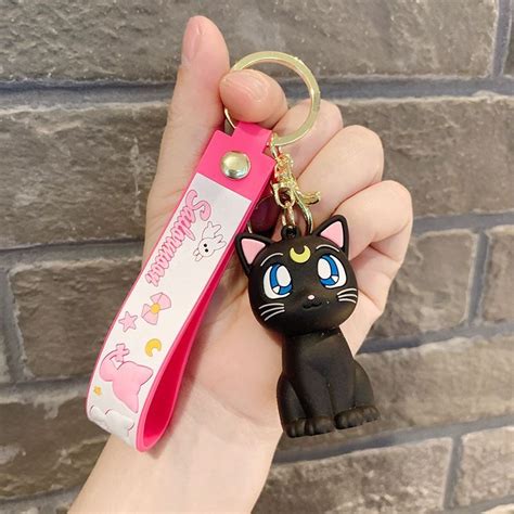 брелок чёрная кошка Сейлор Мун Луна Sailor Moon купить с доставкой по выгодным ценам в