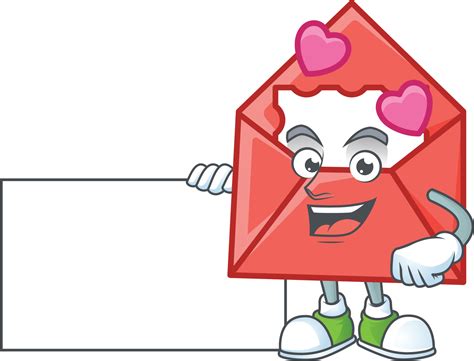 Love Letter Cartoon Character Style 20073536 Vector Art At Vecteezy