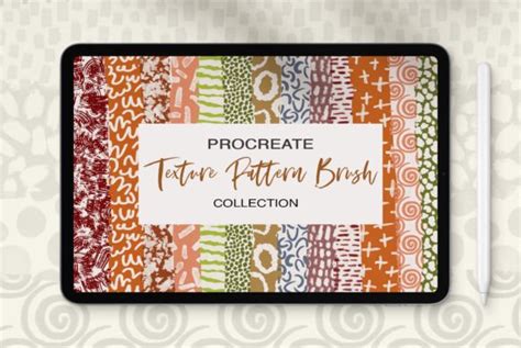 Procreate Texture Pattern Brushes Graphic By Sweet Fig · Creative Fabrica