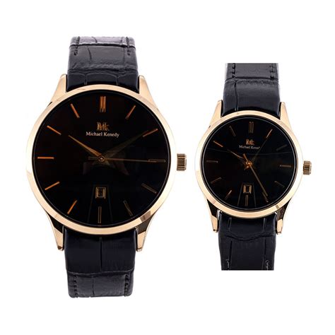 قیمت و خرید ست ساعت مچی عقربه ای زنانه و مردانه مایکل کندی مدل 0771