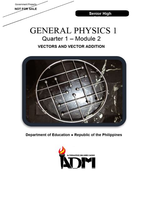 Generalphysics1 Q1 Mod2 Vectors Version3 Pdf Euclidean Vector Force