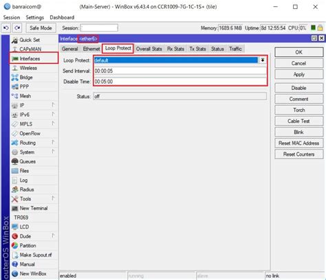 Trick ป้องกัน Broadcast Storm บน Mikrotik ด้วย Loop Protect