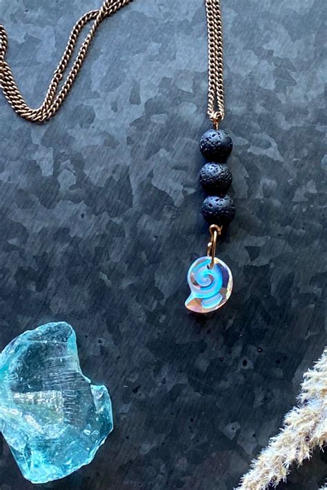 Nautilus Essential Oil Diffuser Necklace Diffuser Jewelry For Wearing