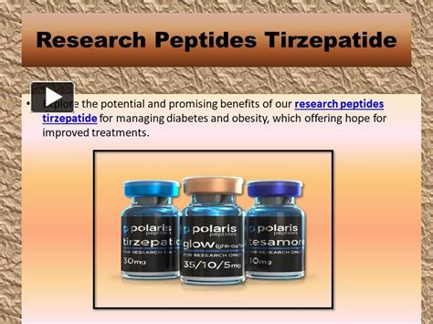 Research Peptides Tirzepatide Presentation Free To Download