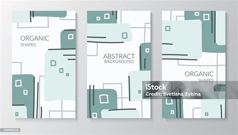 트렌디 한 현대 스타일의 유기 모양의 구성추상 포스터 세트 텍스트에 대 한 배치 부드러운 선 반점 모양 커버 엽서 벽을 장식하는 데 사용할 수 있습니다 벡터 가리기에 대한