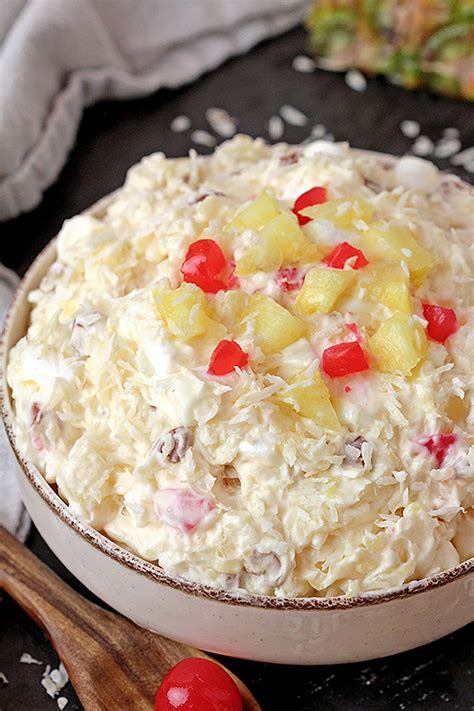 Pineapple Fluff Salad Delicious And Super Easy Dessert Salad