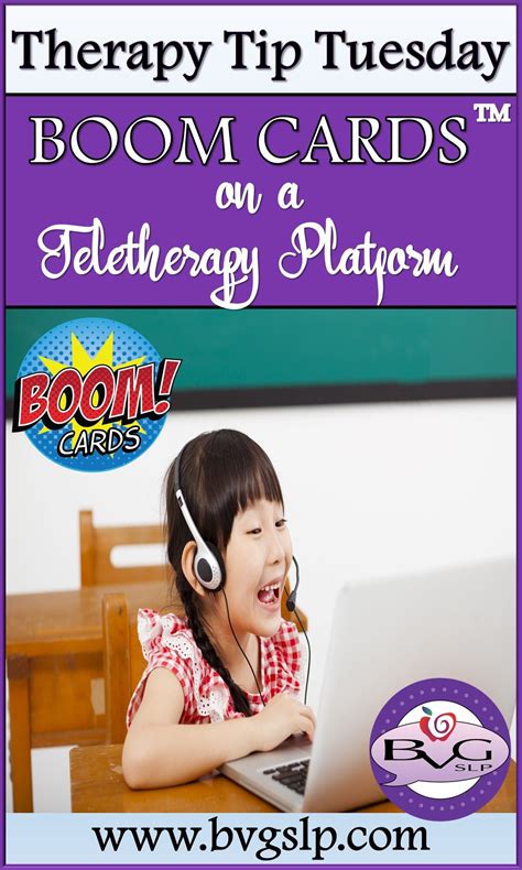 Therapy Tip Tuesday Boom Cards On A Teletherapy Platform BVG SLP