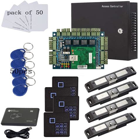 Buy TCP IP Network 4 Doors Smart Access Control Panel System With