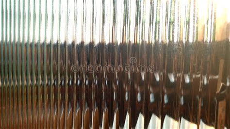 Fluted Reeded Glass Retro Texture For Interior Decoration Distrosted