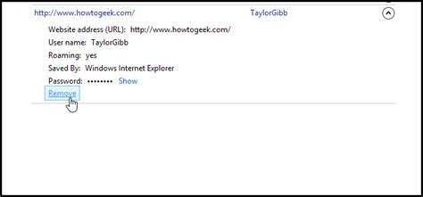 How To Manage Saved Passwords In Internet Explorer
