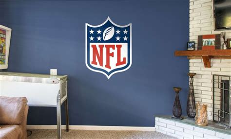 Nfl Logo Wall Decal Shop Fathead For Nfl Decor Fathead Wall Decals