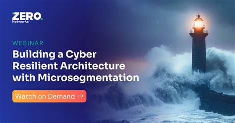 Webinar Building A Cyber Resilient Architecture With Microsegmentation