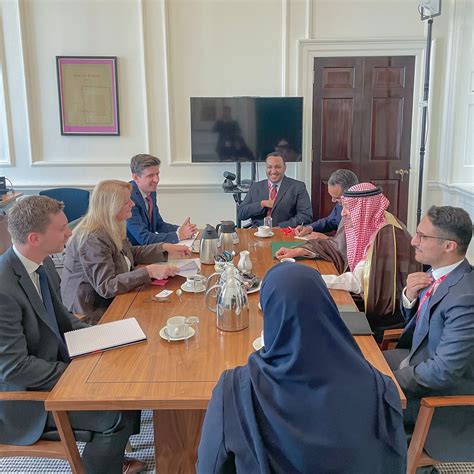 Saudi Deputy Fm Meets With British Officials During London Visit Arab