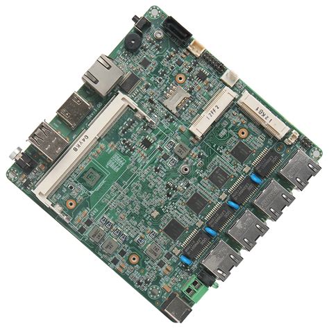Nano Itx Industrial Motherboard 12 12cm J1900 Quad Core Com 4 Lan Usb