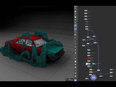 Houdini Fx Simulating Particle Erosion Effects On A Car Surface In