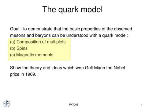 Quark Model