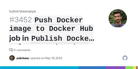 Push Docker Image To Docker Hub Job In Publish Docker Release And