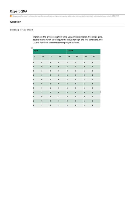 Need Help For This Project Chegg Expert Question Need Help For This