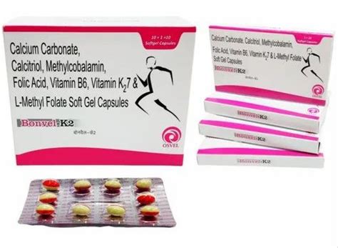 L Methylfolate 800 Mcg Vit K2 7 Packaging Type Blister Packaging