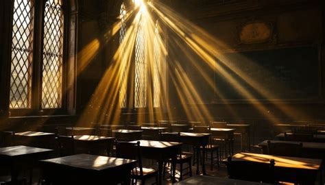 Free Sunlit Gothic Classroom Image Gothic Sunbeams Classroom
