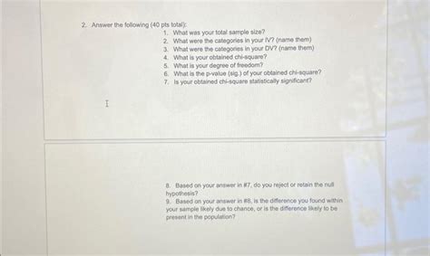 Solved Step 4 Answer The Following Questions 10 Pts Chegg
