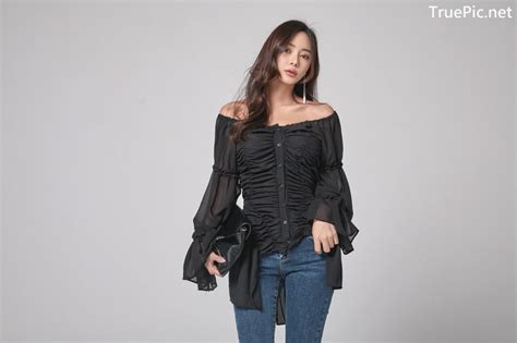 Korean Fashion Model Kim Bo Ram Jeans Set Collection Page 2 Of 4