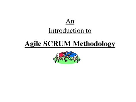 PPT An Introduction To Agile SCRUM Methodology PowerPoint Presentation ID