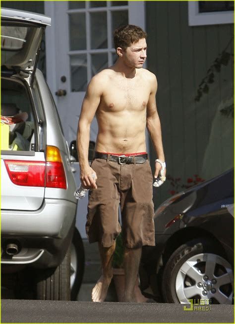 Sexy Hot Guys Transformers S Protagonist Shia LaBeouf Shirtless