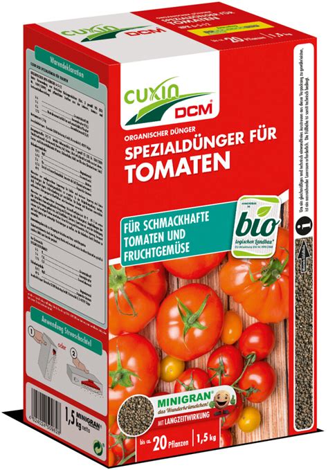 Cuxin DCM Bio Tomatendünger Organischer NPK für Top Ernte