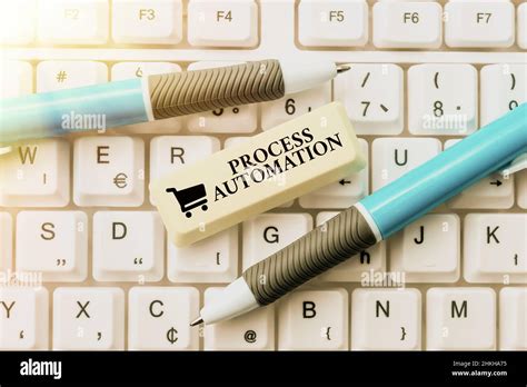 Text Sign Showing Process Automation Concept Meaning Transformation Streamlined Robotic To