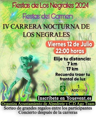 Iv Carrera Nocturna De Trail Running Los Negrales En Alpedrete El