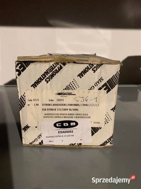 ESA ESTROB V Pyronics Selas Flame Burner Control Device New Warszawa Sprzedajemy Pl