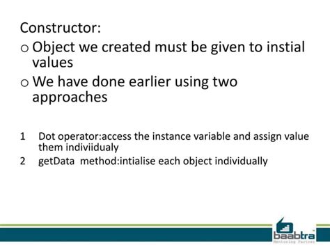 Methods And Constructors In Java Pptx