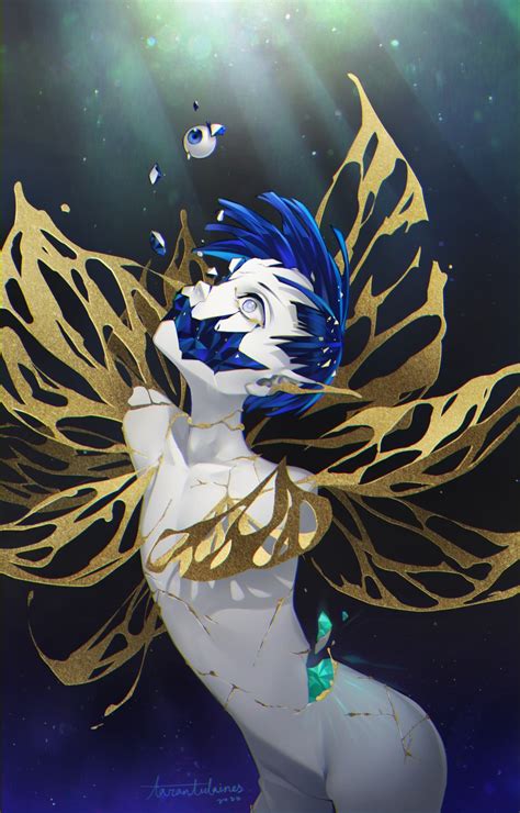 Phosphophyllite And Phosphophyllite Houseki No Kuni Drawn By