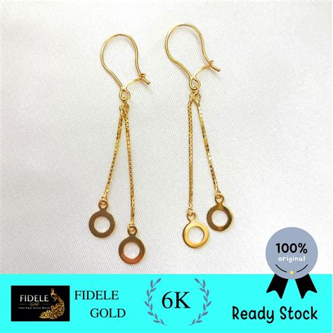 Anting Fkl Bulat Anting Fkl Polos Anting Simple Anting Emas Muda Anting