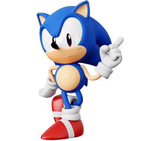 Classic Sonic Render By Geki696 On Deviantart