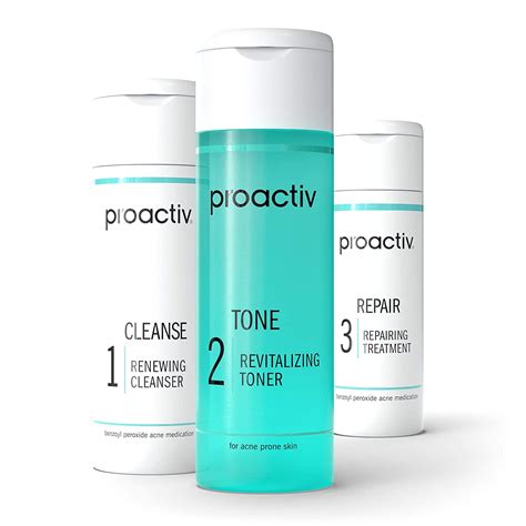 Proactiv 3 Step Acne Treatment Benzoyl Peroxide Face Wash Repairing Acne Spot Treatment For