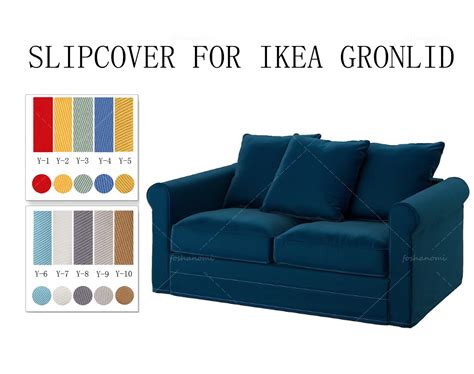 Replaceable Sofa Covers For Ikea GrÖnlid2 Seatsikea Sofa Covers